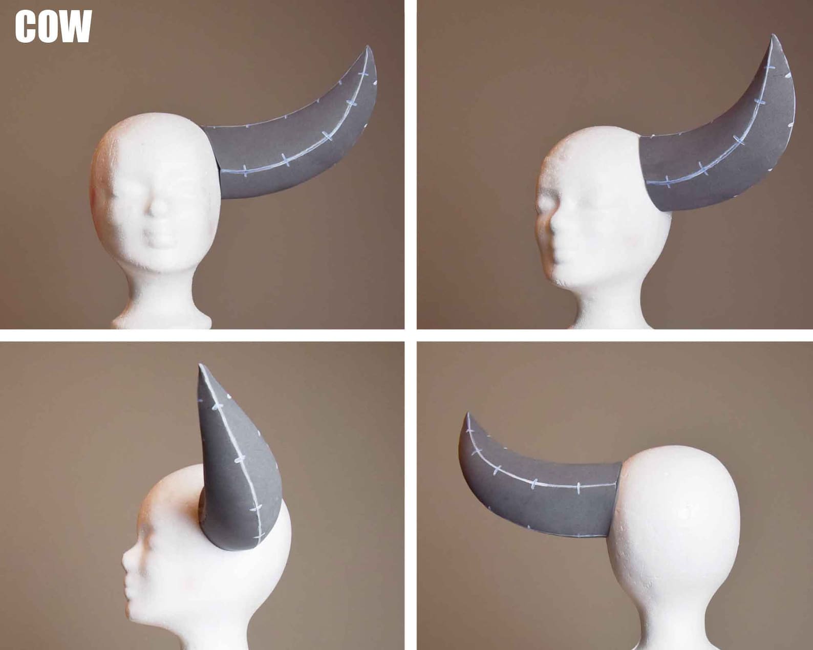 DIY Foam Horn Pattern Collection 1&2/ Cosplay Horns / Dragon | Etsy