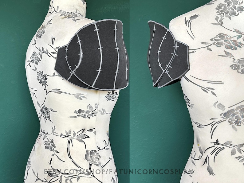Elvish Shoulder Armor Pattern, Eva Foam Cosplay Template, DIY Costume ...