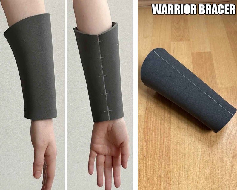 DIY Foam Bracer Armor Pattern, Arm Armor Template, Cosplay Arm Pattern ...