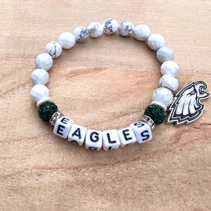 Philadelphia Eagles Gemstone Bracelets! - Etsy