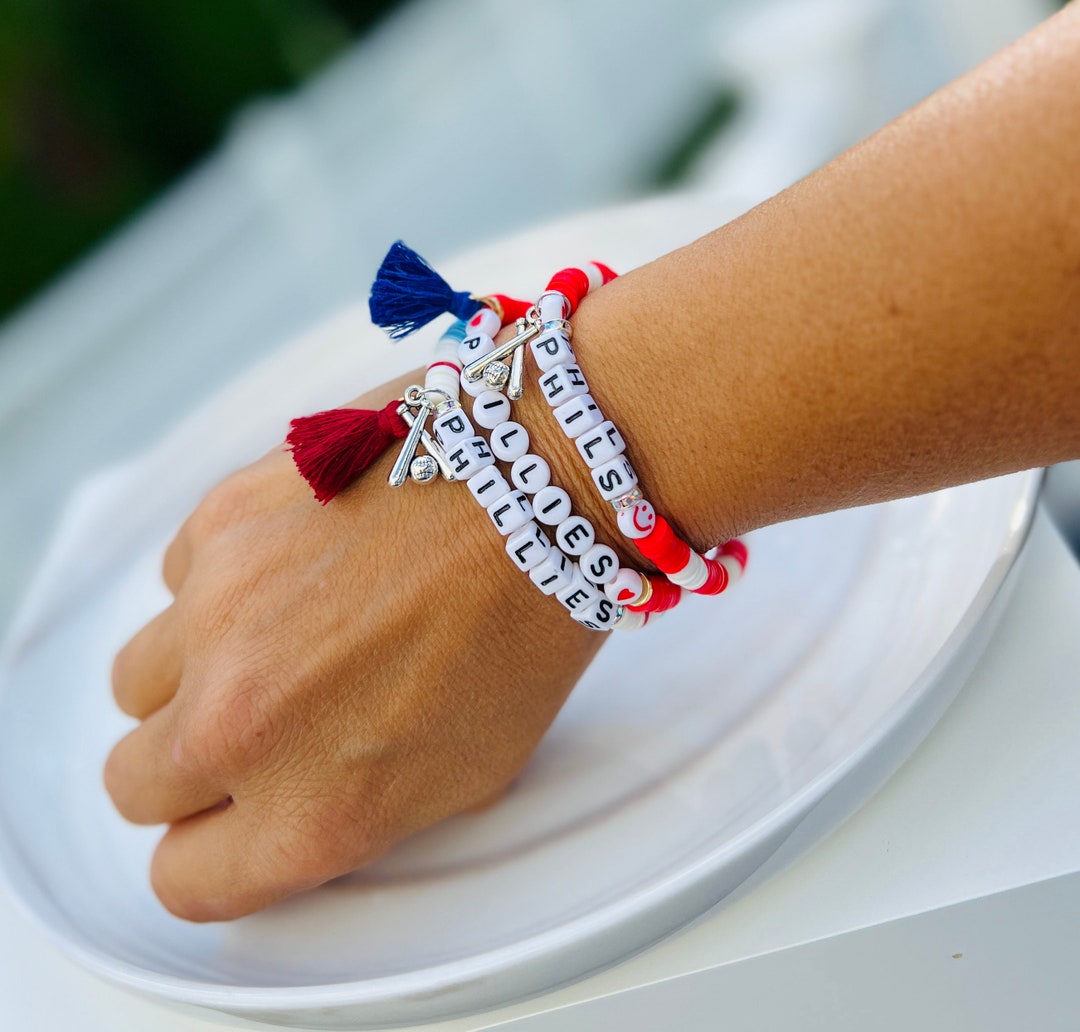 Philadelphia Phillies Bracelets - Etsy