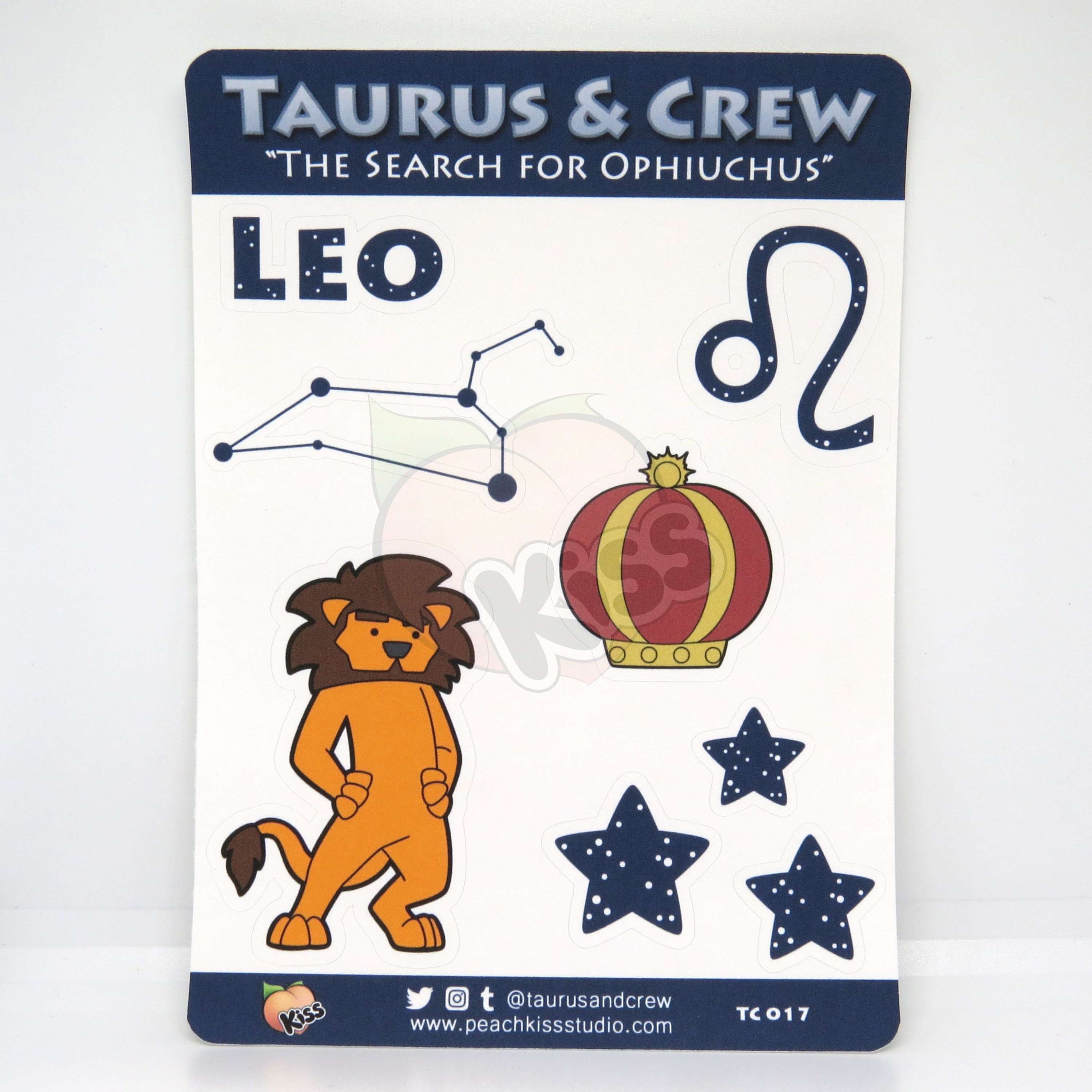 Mixed Leo Stickers, Leo Sticker Sheet, Zodiac Stickers for Leo, Taurus ...