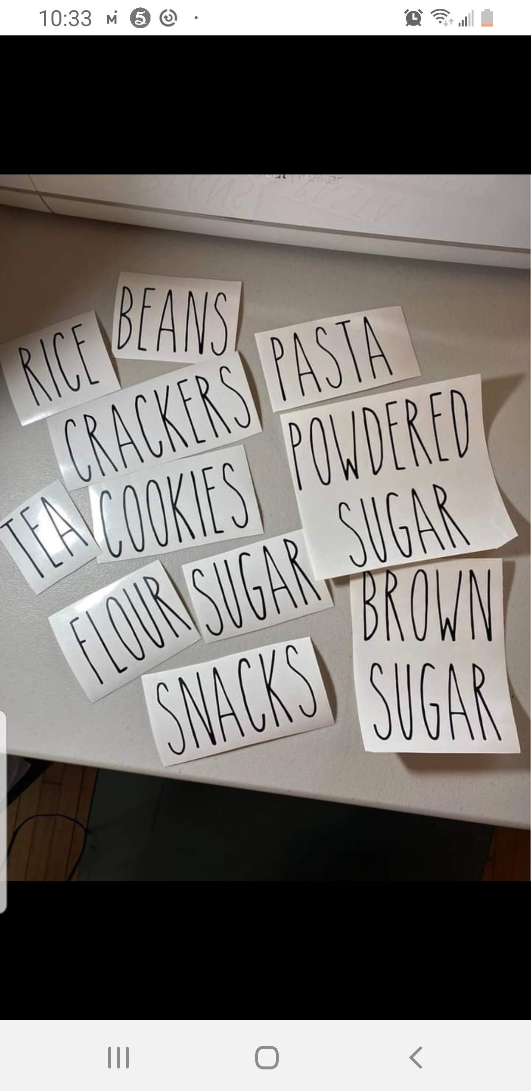 Rae Dunn Kitchen Decals - Etsy