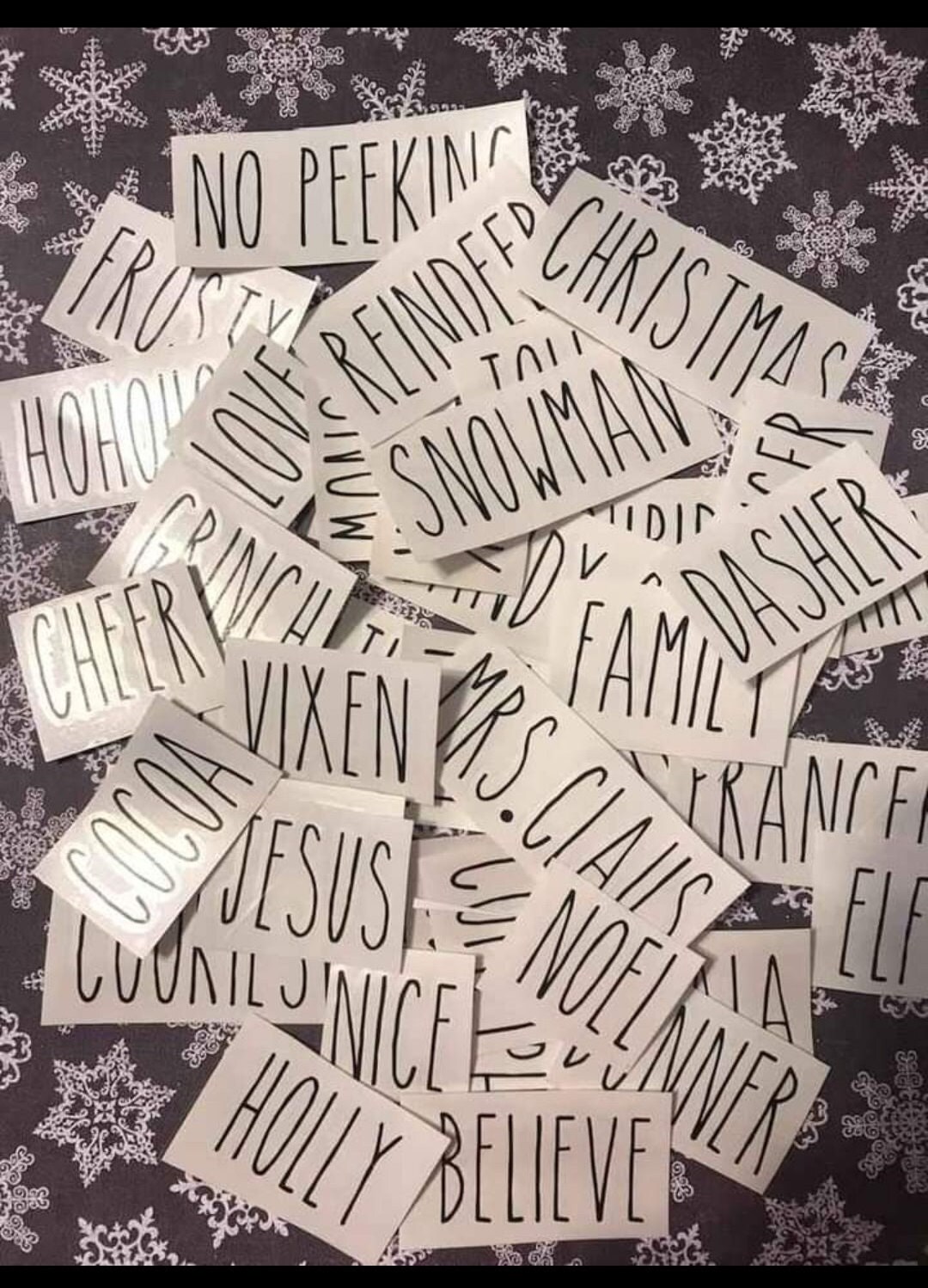 Ornament Decals - Etsy