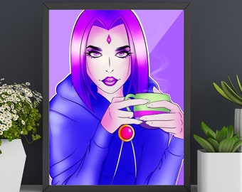 Teen Titans Raven Poster - Etsy