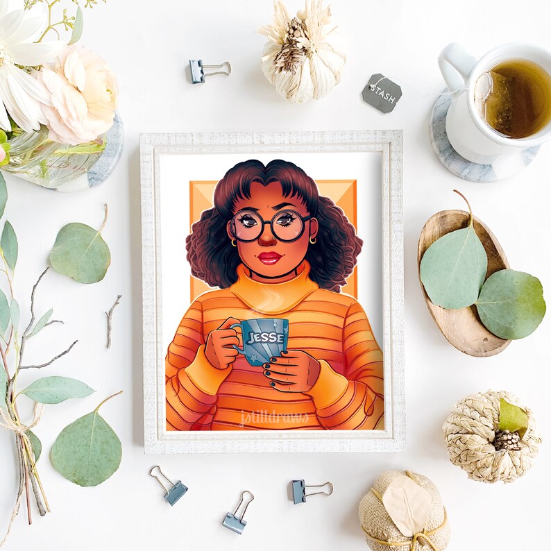 Priya Fan Art Print Turning Red Poster - Etsy