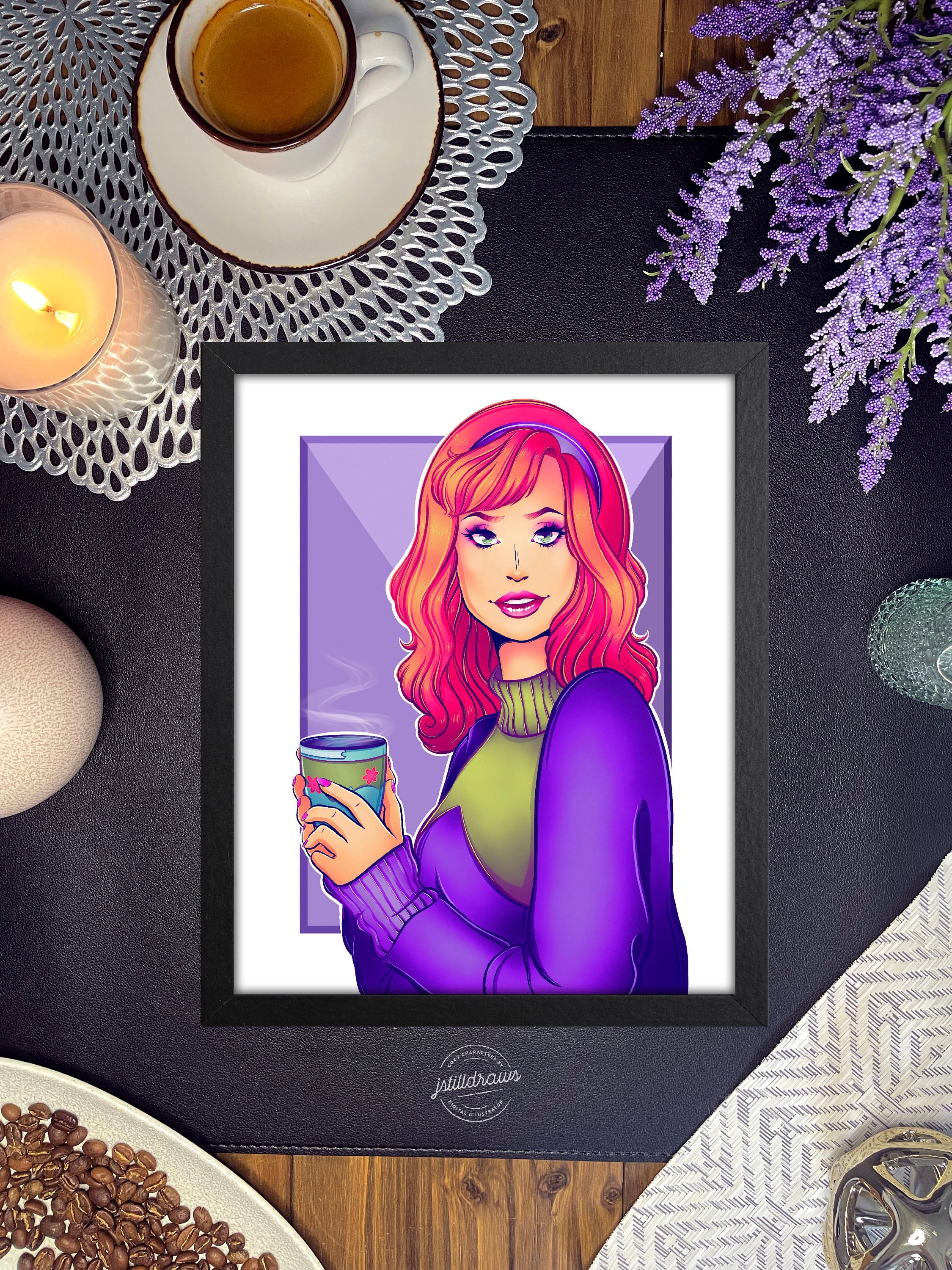 Daphne Fan Art Print Scooby Doo Poster - Etsy