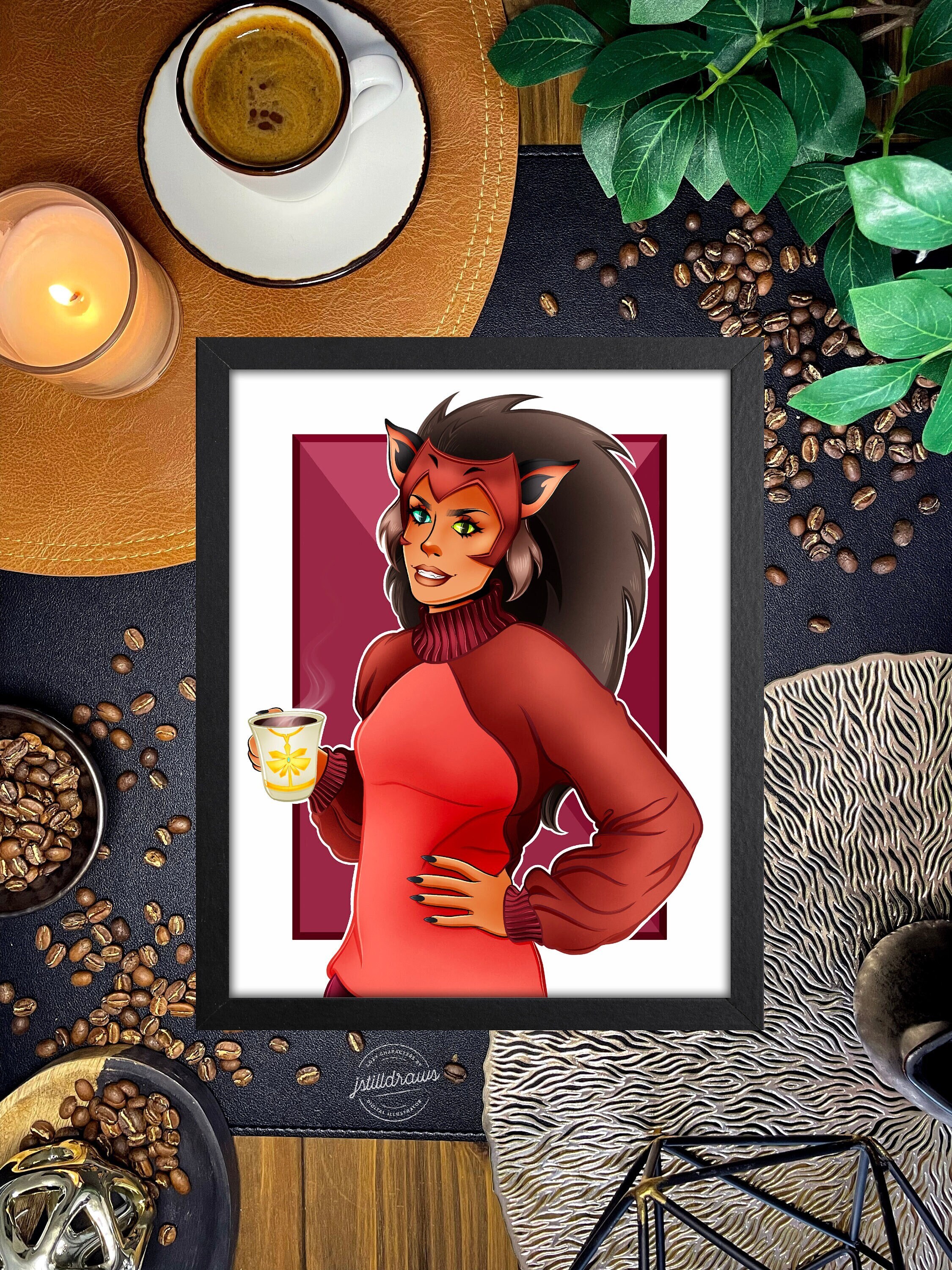 Catra Fan Art Print She-ra Poster - Etsy