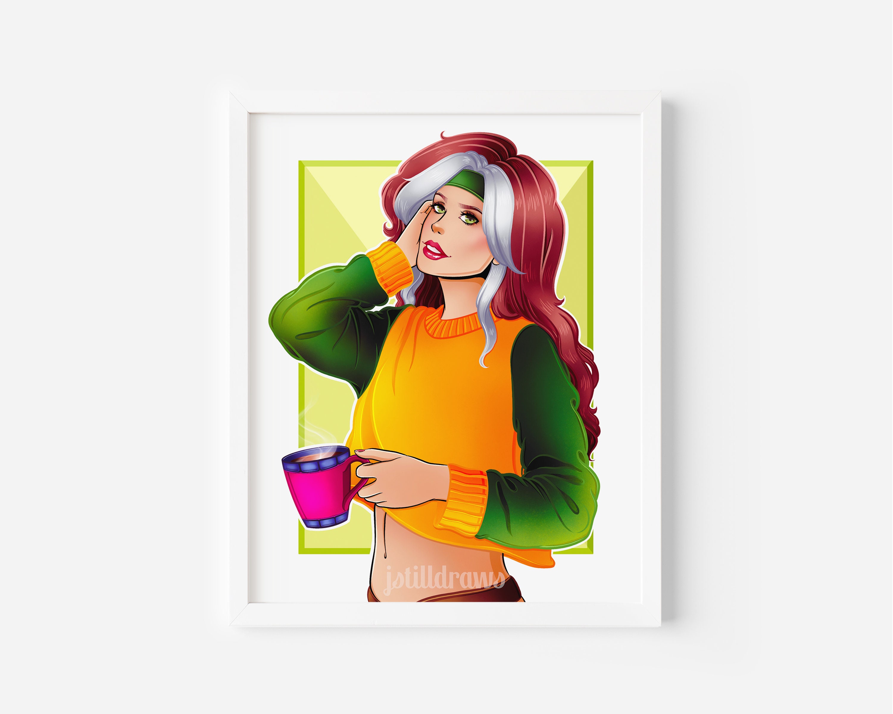 Rogue Fan Art Print X-men Poster - Etsy