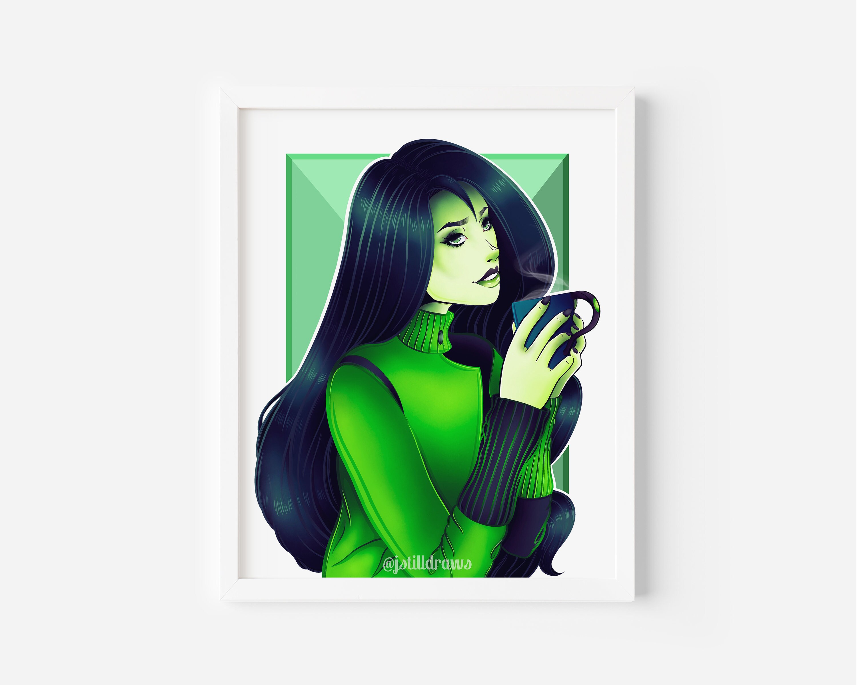 Shego Fan Art Print Kim Possible Poster - Etsy Canada