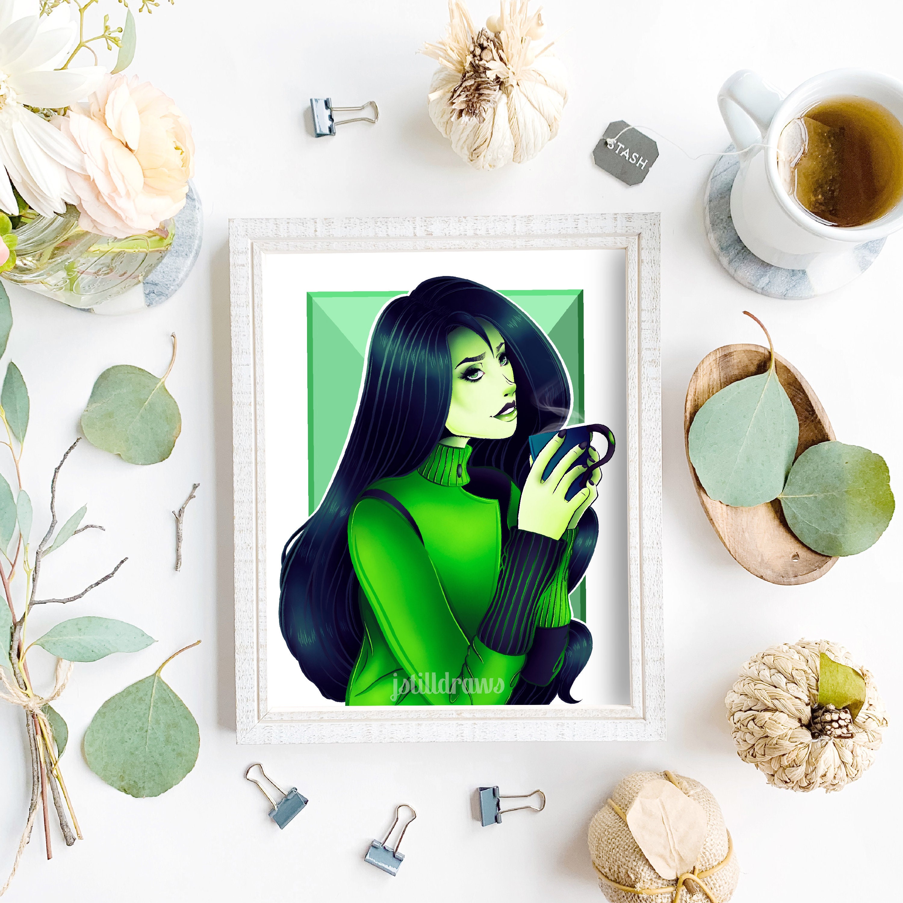 Shego Fan Art Print Kim Possible Poster - Etsy Canada
