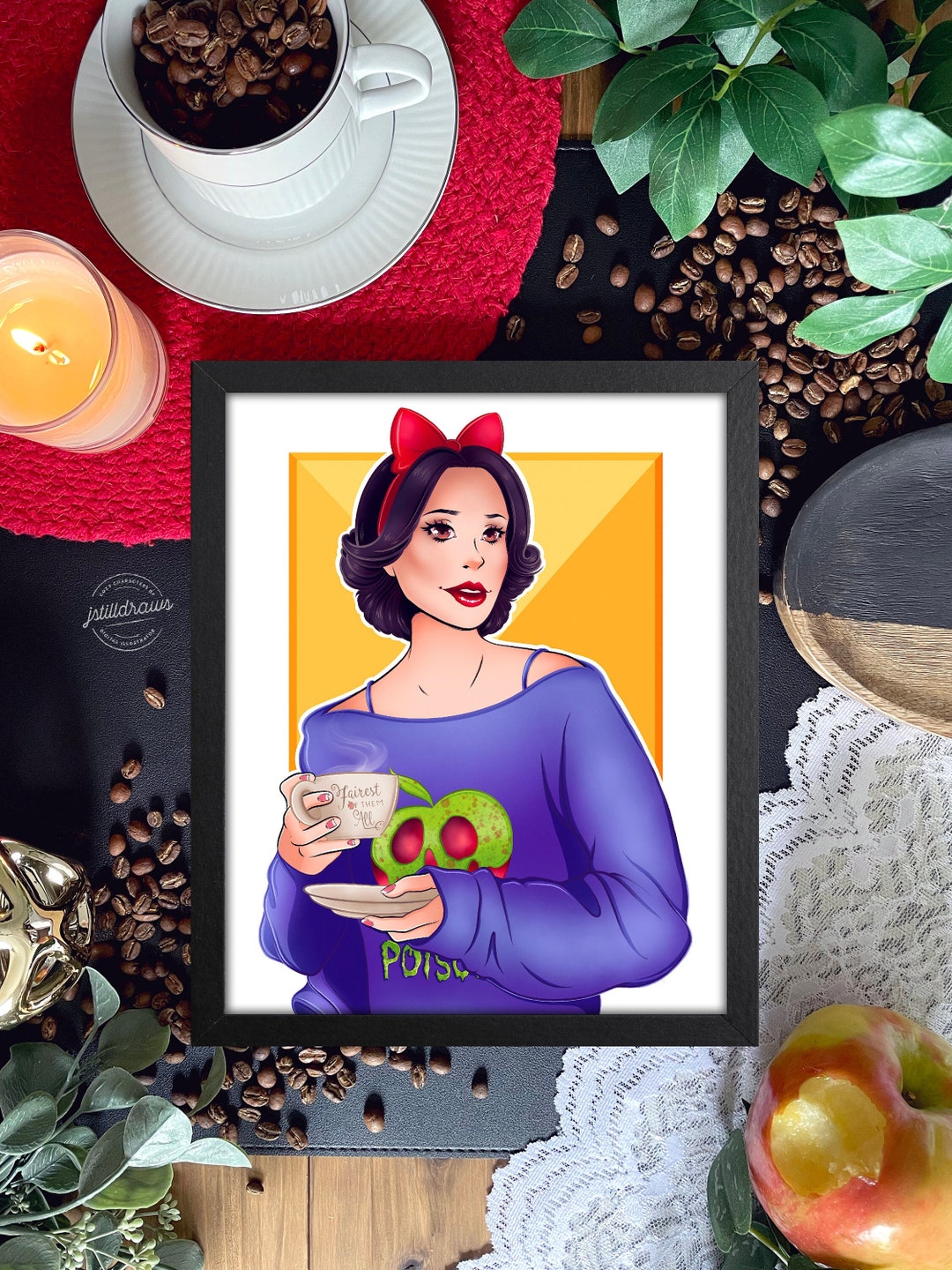 Snow White Fan Art Print Disney Princess Poster - Etsy Italia