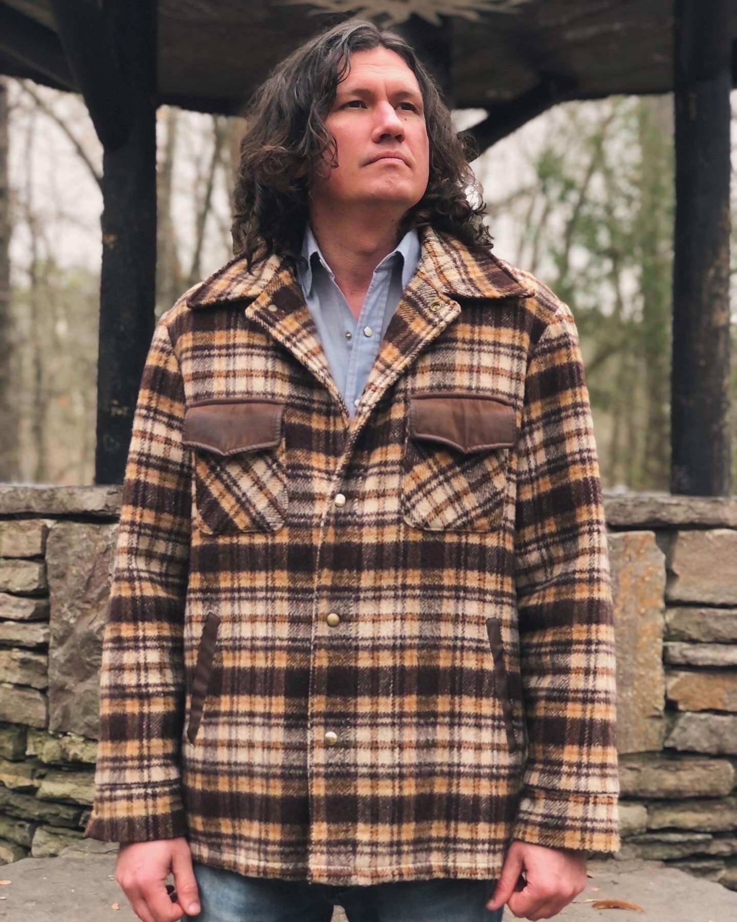 JC Penny Plaid Rustic Chore Coat 1960s - 1970s Jacket - Etsy