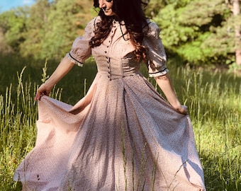 Rare Antique 1890s Country Calico Prairie Dress - Etsy Rare Antique 1890s Country Calico Prairie Dress - Etsy