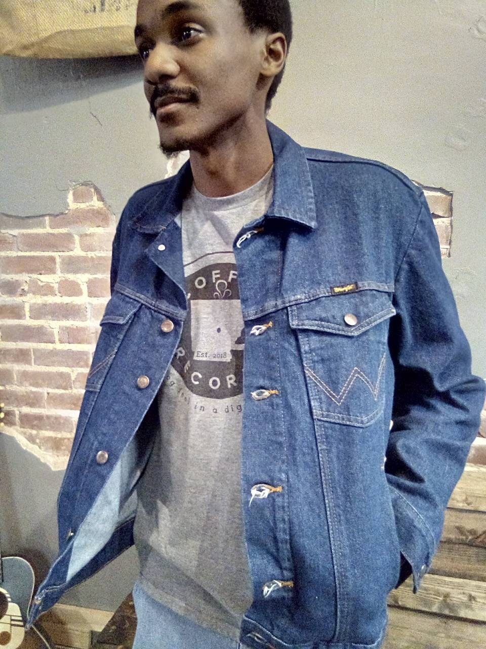 Wrangler Denim Deep Blue Jacket /trucker Jacket 1980's Original - Etsy