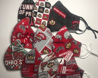Ohio State Face Mask | Etsy