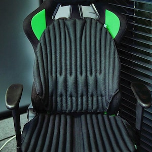 Set of Computer Chair Cushions, Gamer Gifts, Neck Support Pillow, Seat ...