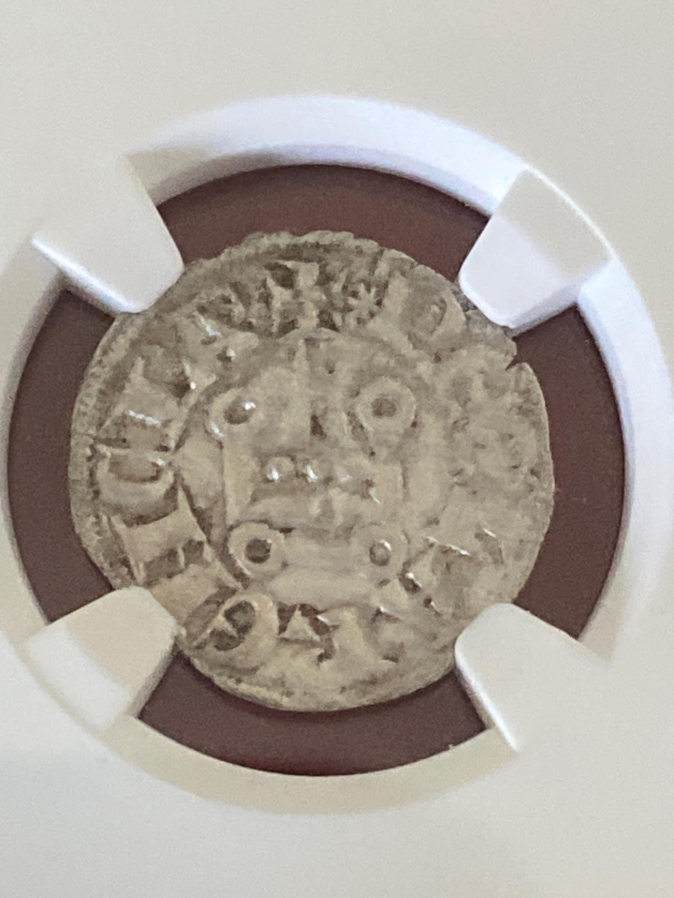 Crusader Templar Cross SILVER Coin Byzantine Period NGC Certified ...