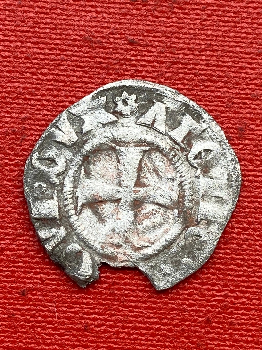 CRUSADER Templar Cross SILVER Coin 1200's Byzantine Period 800 Year Old ...