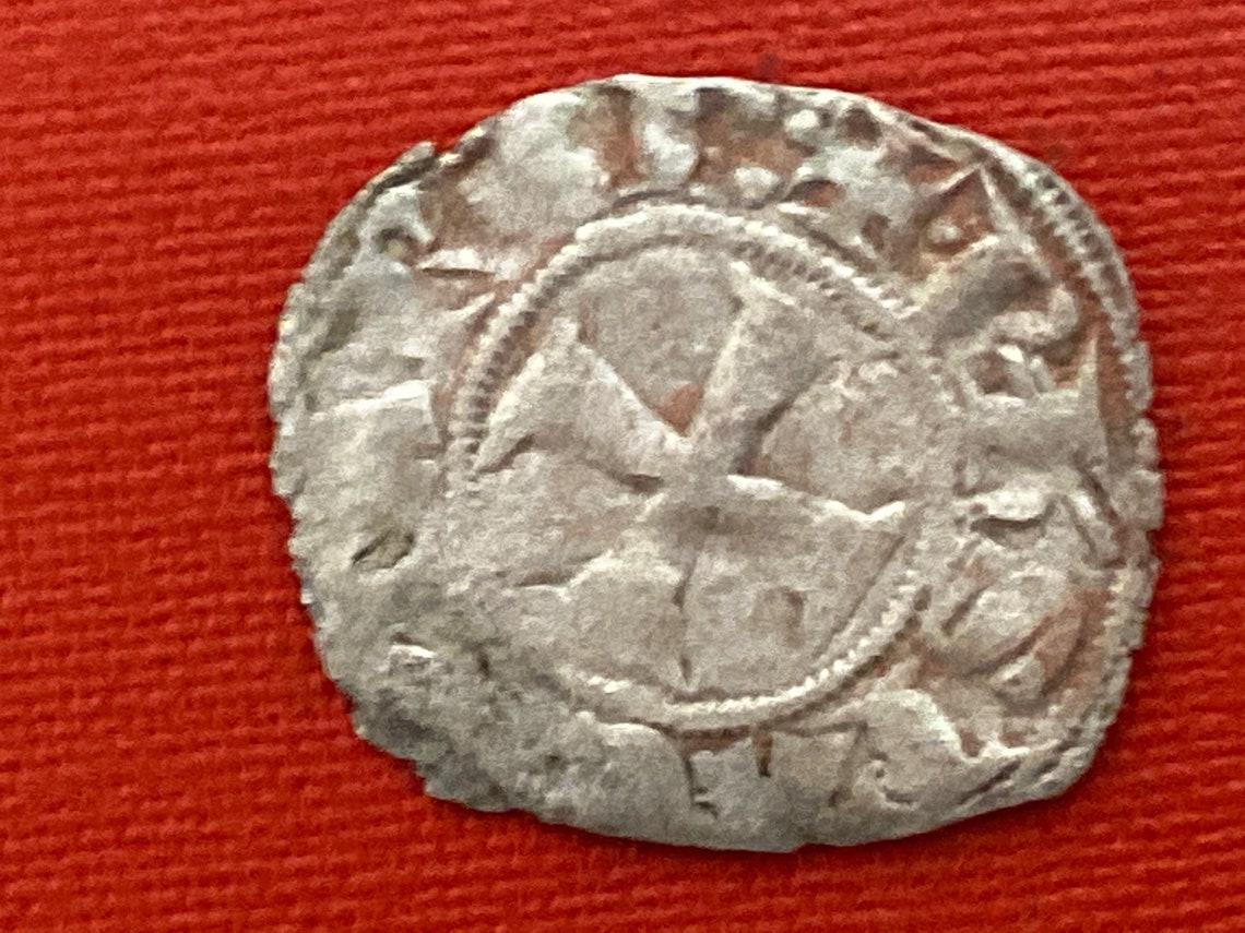 CRUSADER Templar Cross SILVER Coin 1200's Byzantine - Etsy