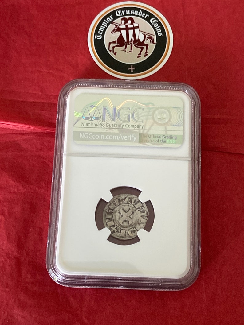 CRUSADER Templar Cross SILVER Coin Byzantine Period Old Philip of ...