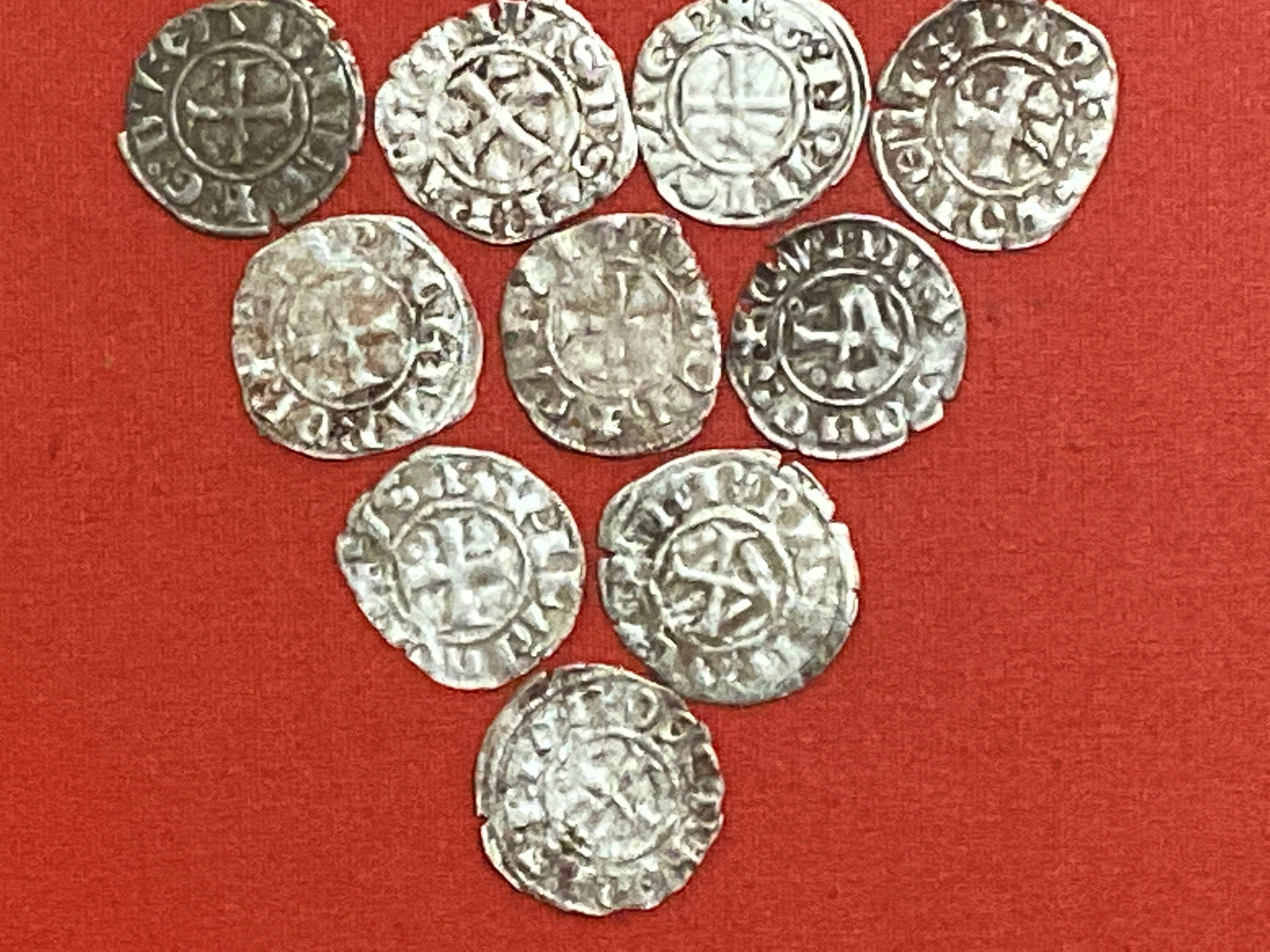 CRUSADER templar cross SILVER coins 10 Starter collection | Etsy