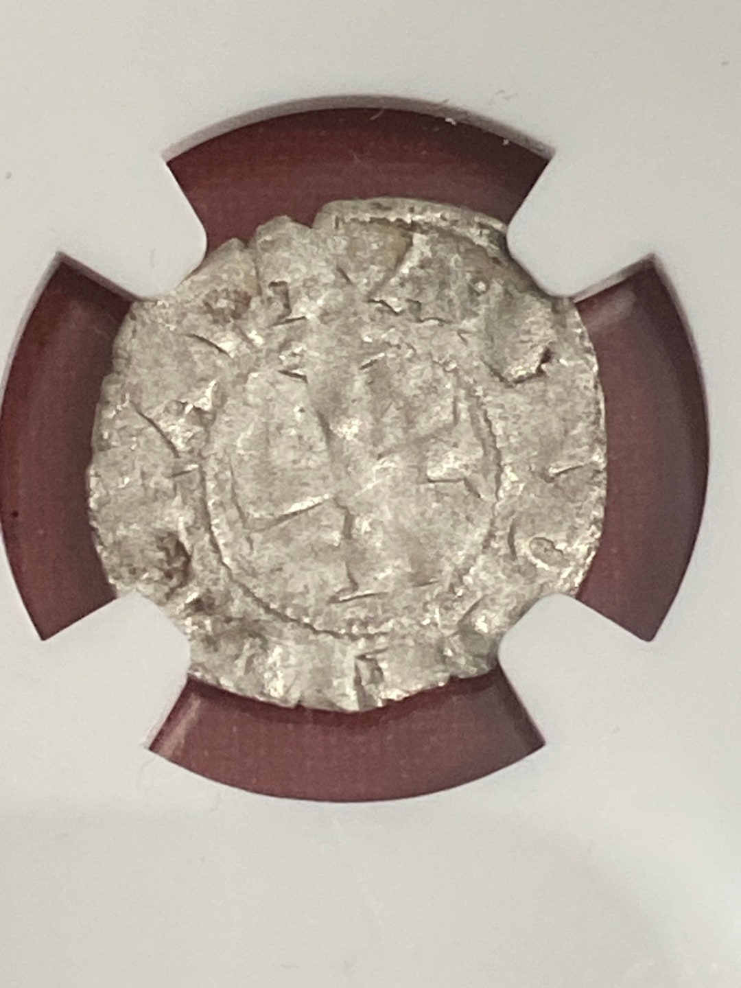 Crusader Templar Cross SILVER Coin Byzantine Period Princess Maud of ...