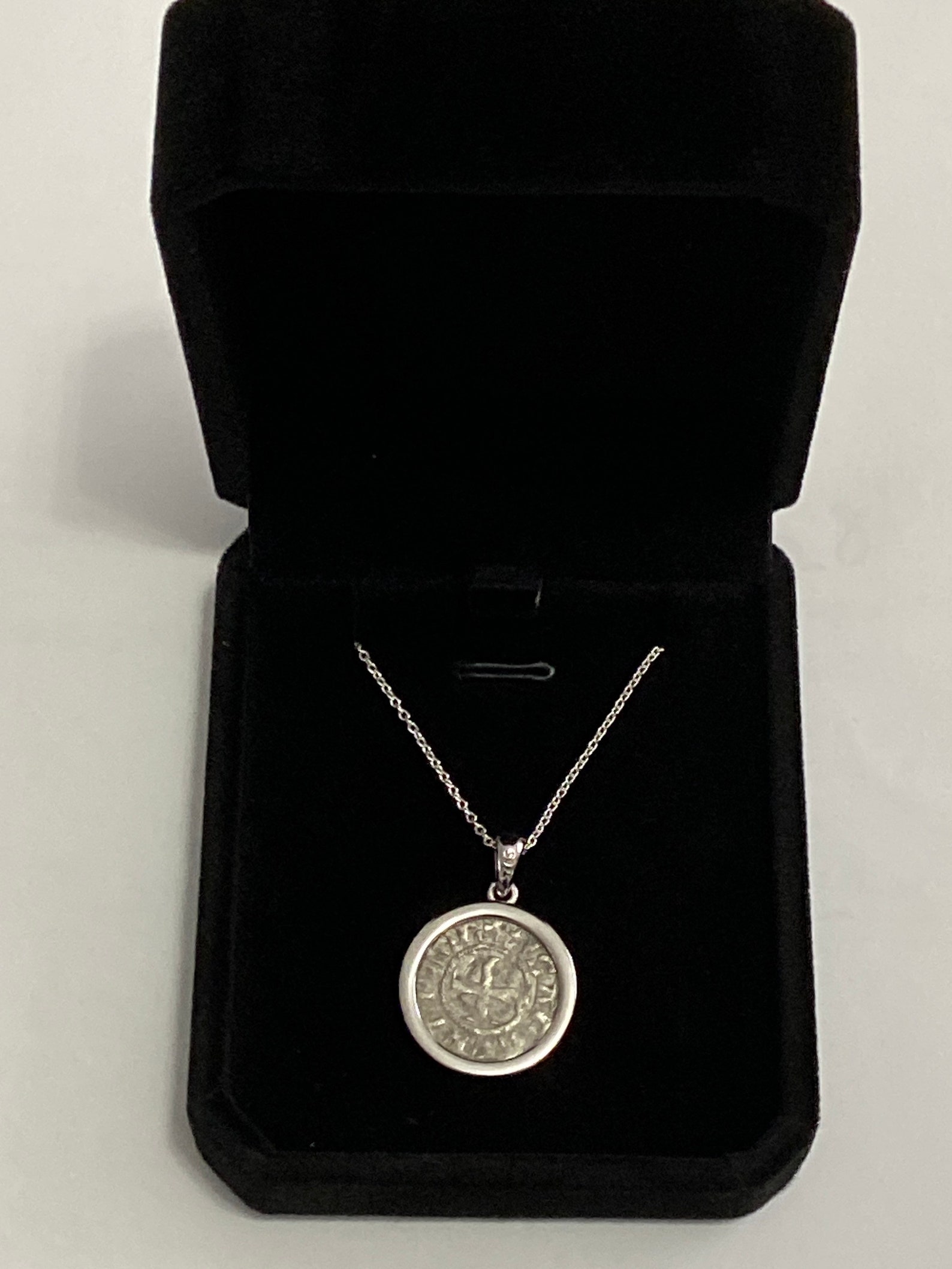 Crusader Silver Coin Pendant 925 Silver Templar Cross 1300AD - Etsy