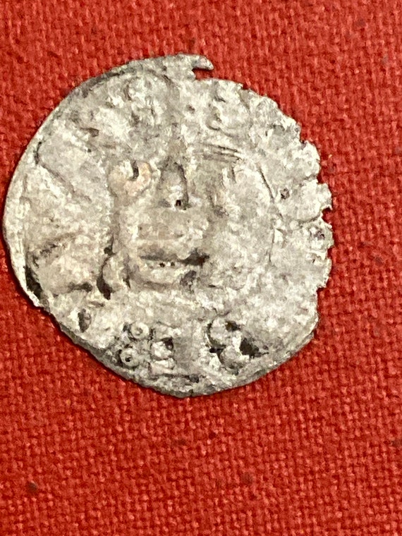 CRUSADER templar cross fractional SILVER coin 1200's byzantine period ...