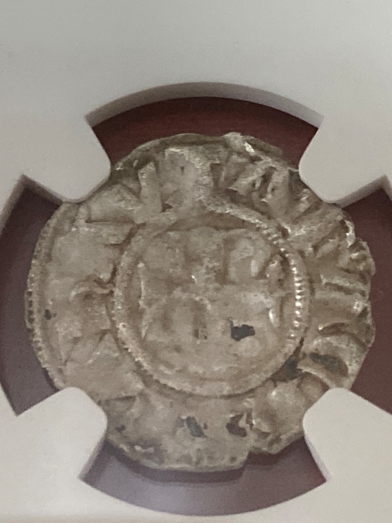 Rare Crusader Princess Templar Cross Silver Coin Byzantine Period Maud ...