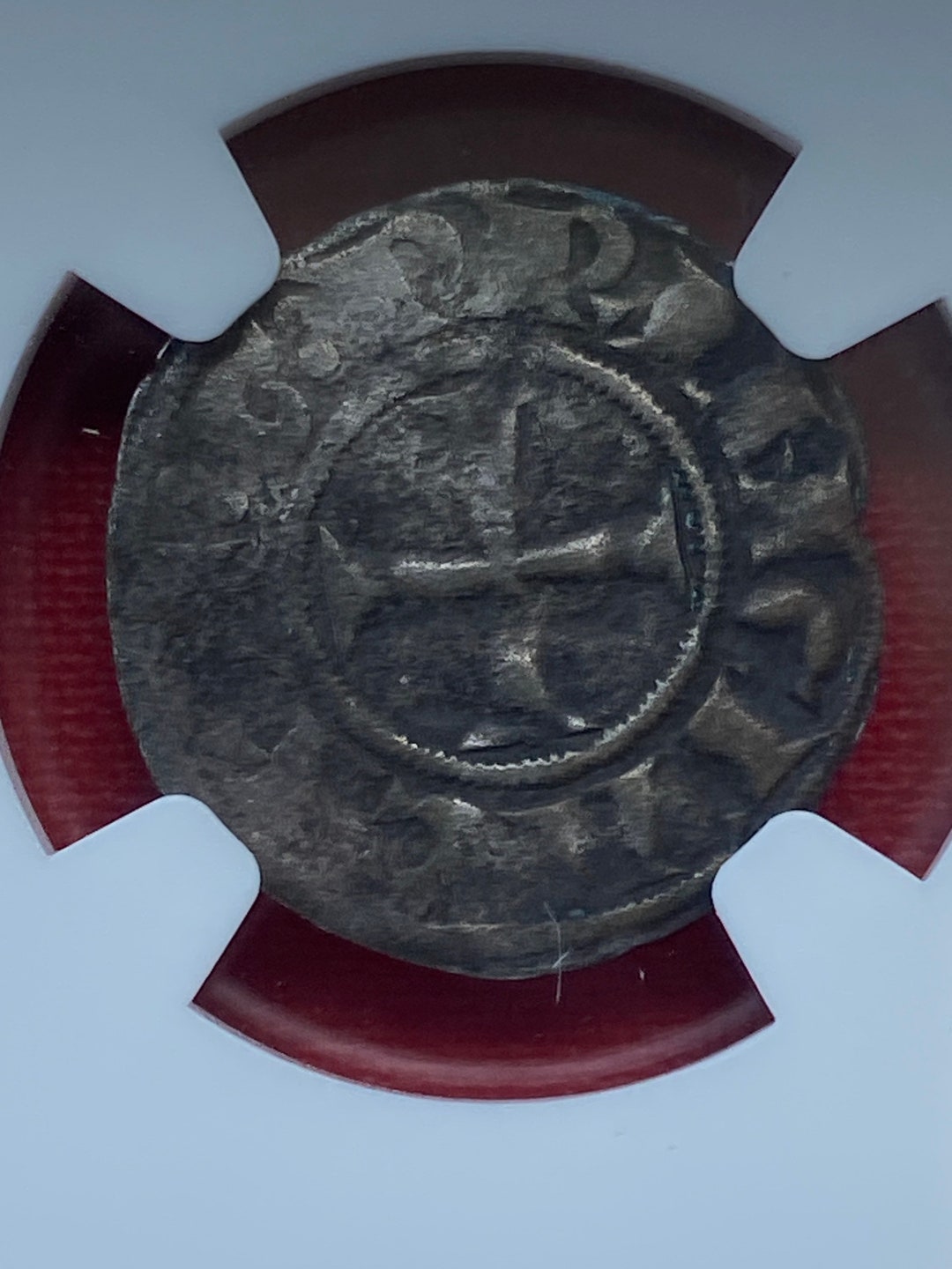 Rare Crusader Templar Cross Silver Coin Byzantine Period William ...