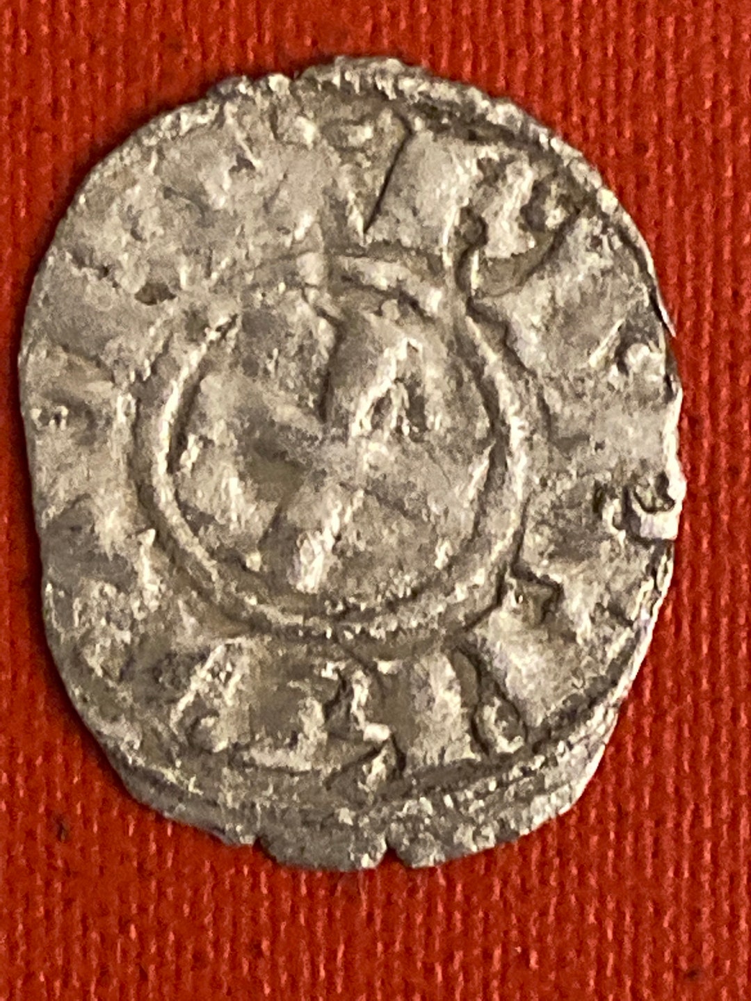 CRUSADER Templar Cross SILVER Coin 1200's Byzantine Period 800 Year Old ...