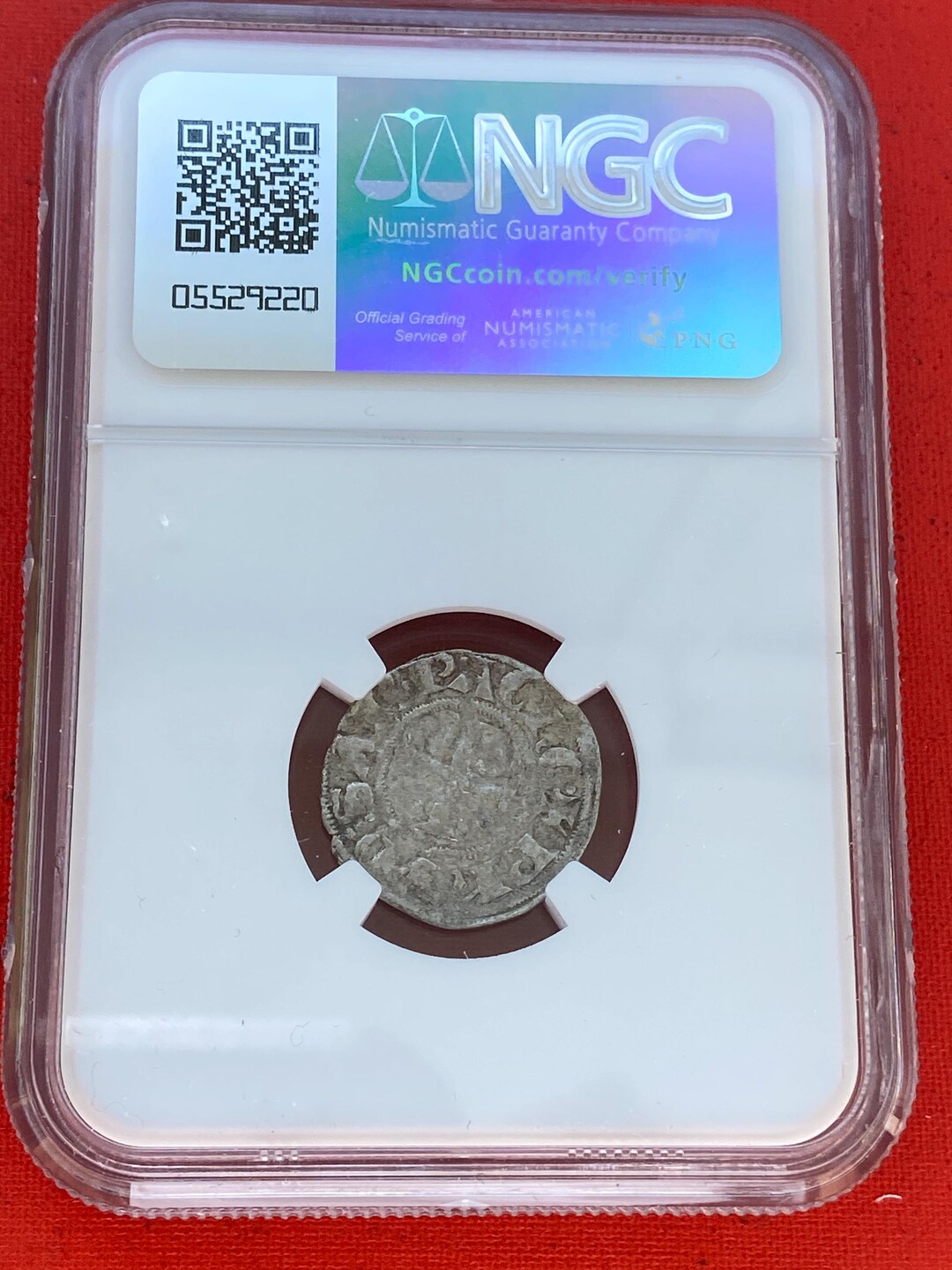 Crusader Templar Cross SILVER Coin Byzantine Period Phillip of Savoy ...
