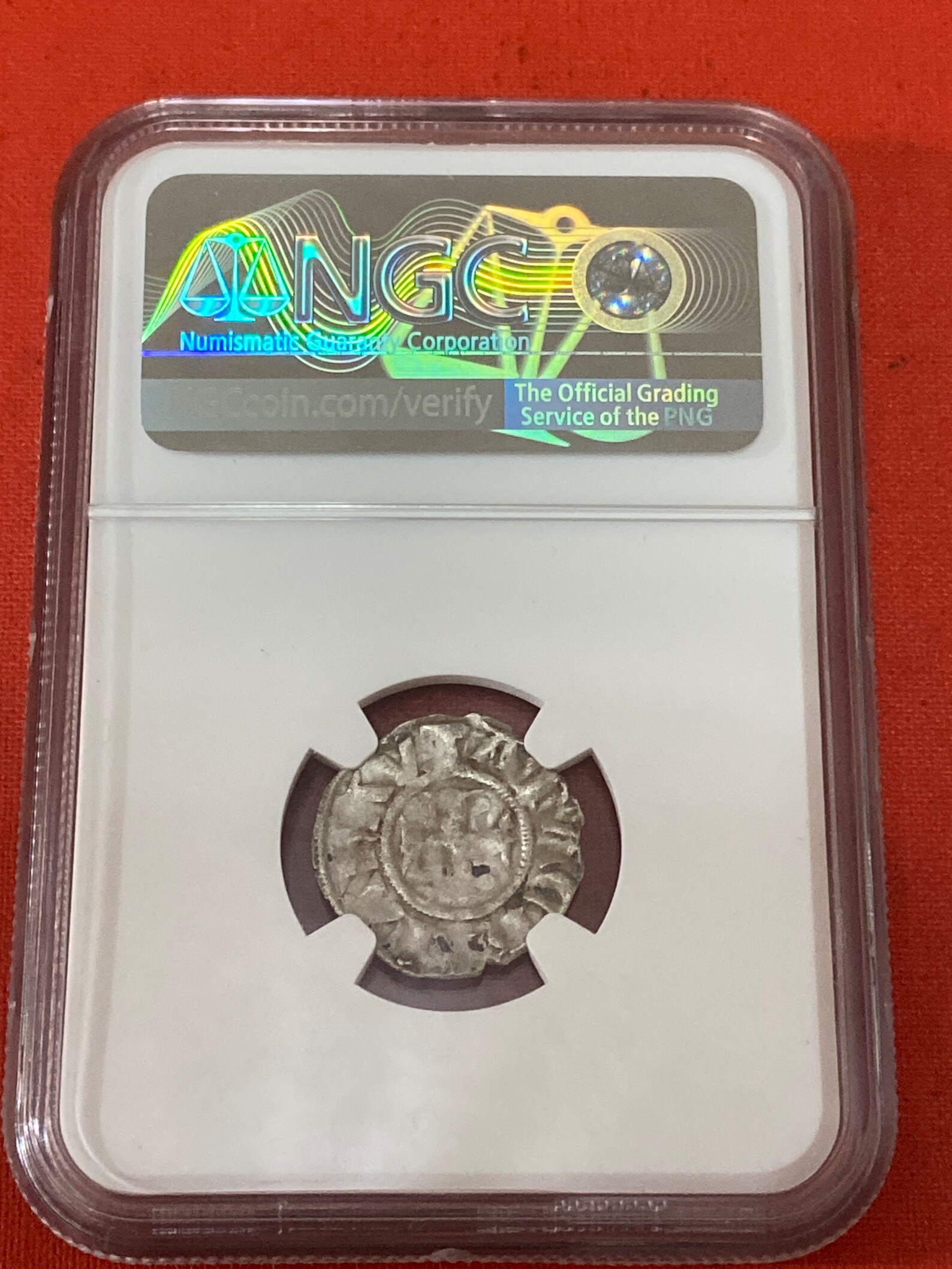 Rare Crusader Princess Templar Cross Silver Coin Byzantine Period Maud ...