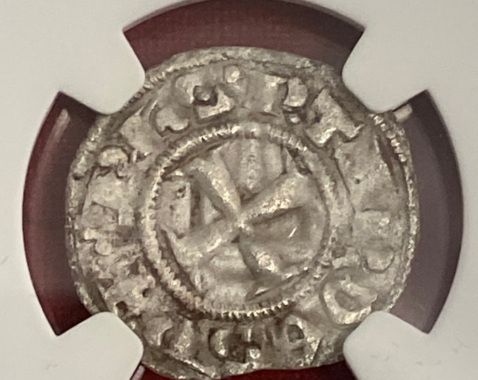 CRUSADER Templar Cross SILVER Coin Byzantine Period Old Philip of ...