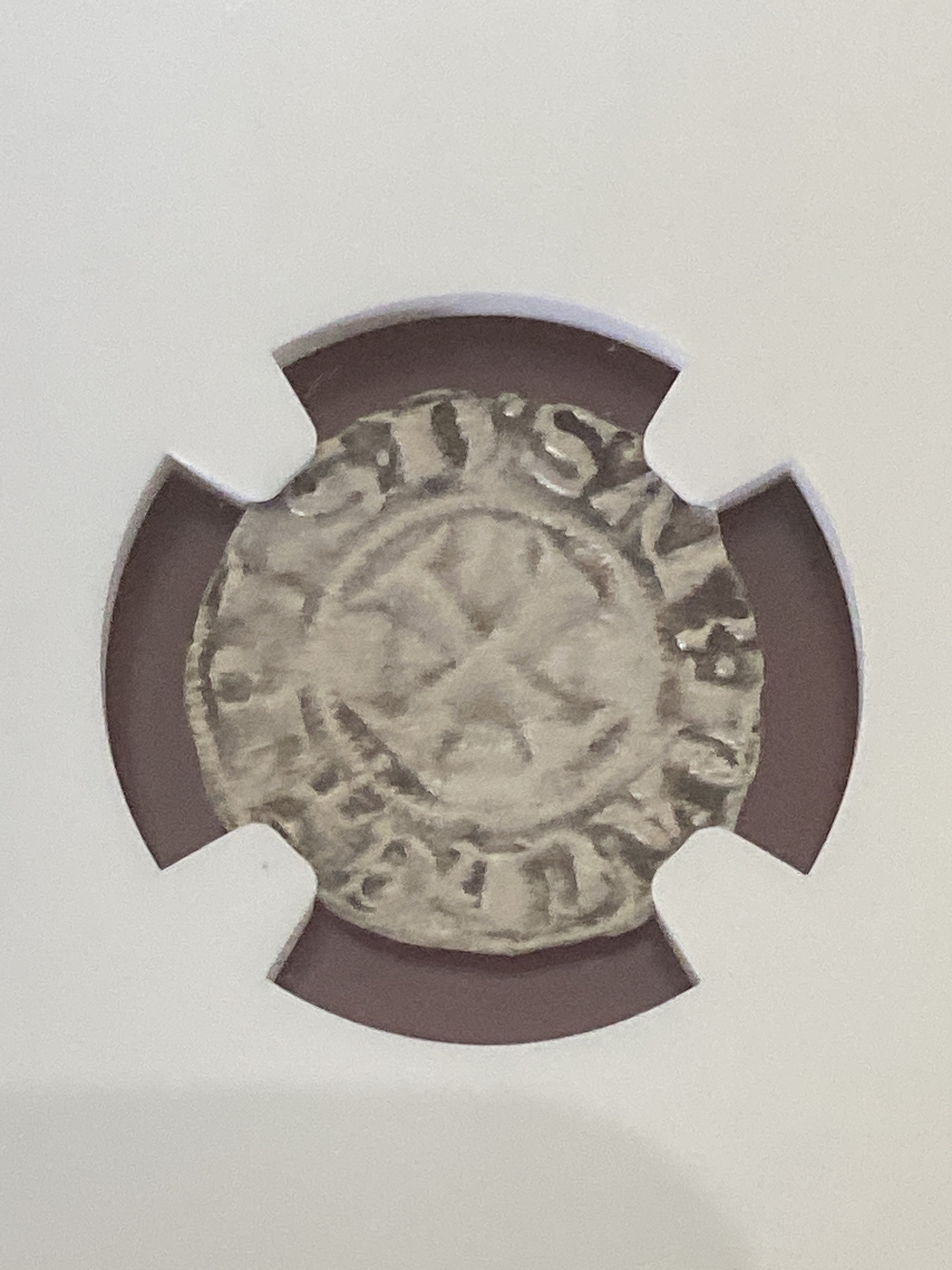 CRUSADER Templar Cross SILVER Coin Byzantine Period Phillip of Savoy ...