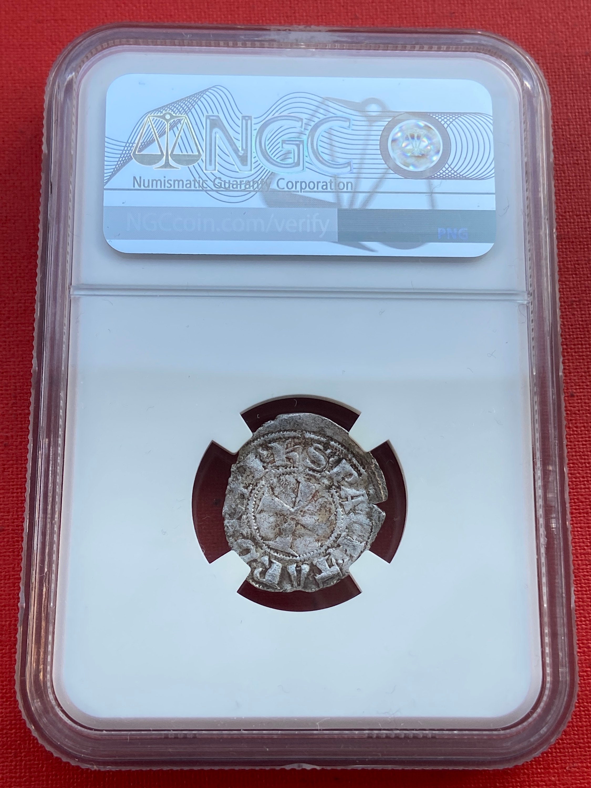 CRUSADER Templar Cross SILVER Coin Byzantine Period Old Philip of ...