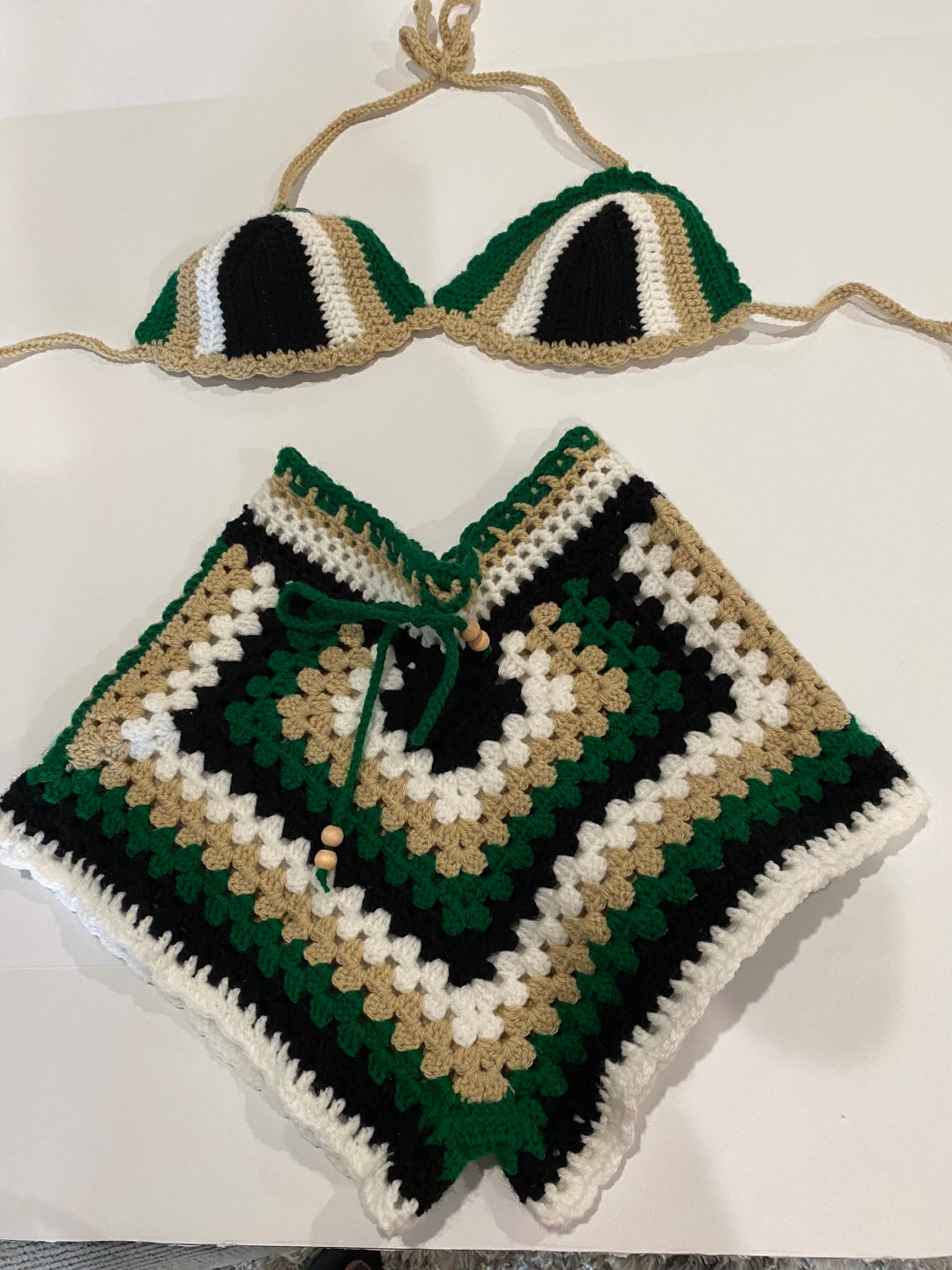Crochet Festival Two Piece Set Beach Outfit - Etsy