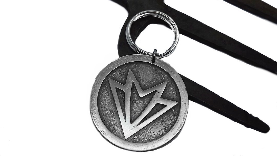 The Falcon Logo Pewter Relic Keychain Sand Casted Handmade Superhero ...
