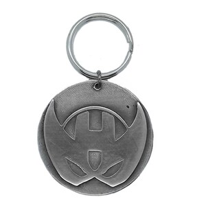 Hawkeye Mask Logo Pewter Relic Distressed Keychain Sand Casted Handmade ...