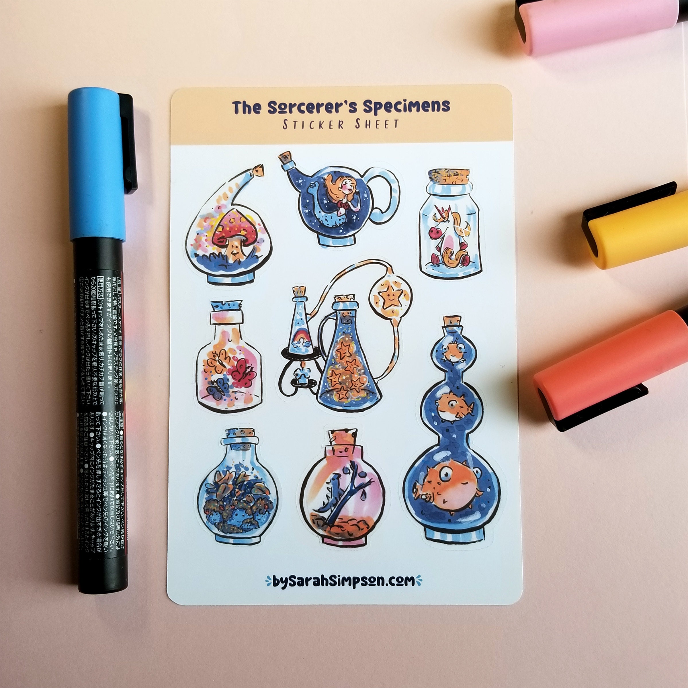 Magical Sticker Sheet Magical Planner Stickers Cute Magical - Etsy UK