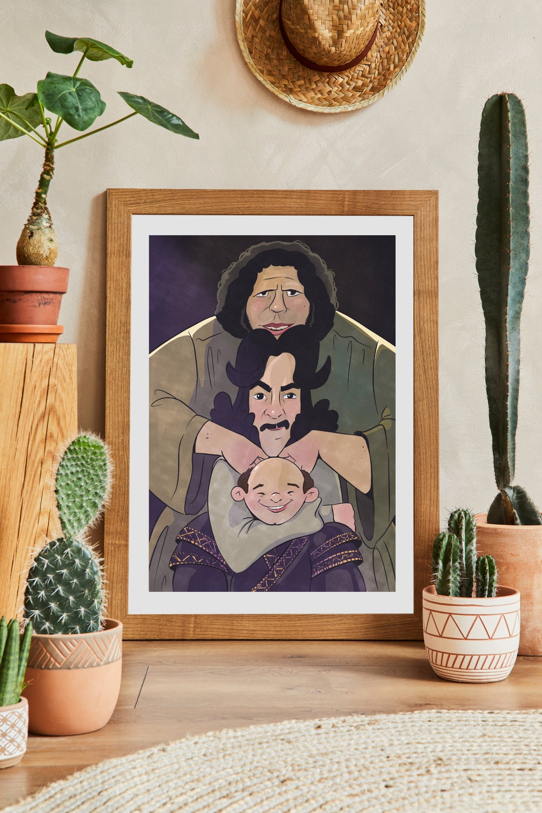The Princess Bride Art Print Andre the Giant Art Print Movie Poster 90 ...