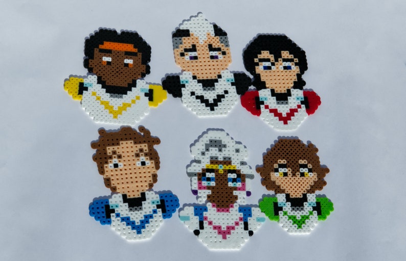 Voltron Perler Bead Figures - Etsy