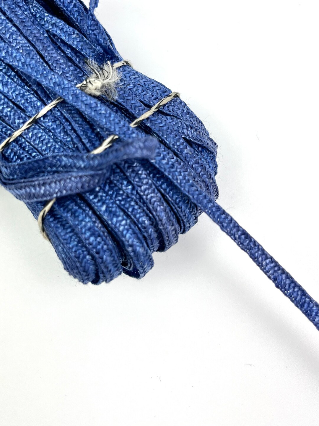 Vintage Straw Border Denim Blue 5 Mm - Etsy