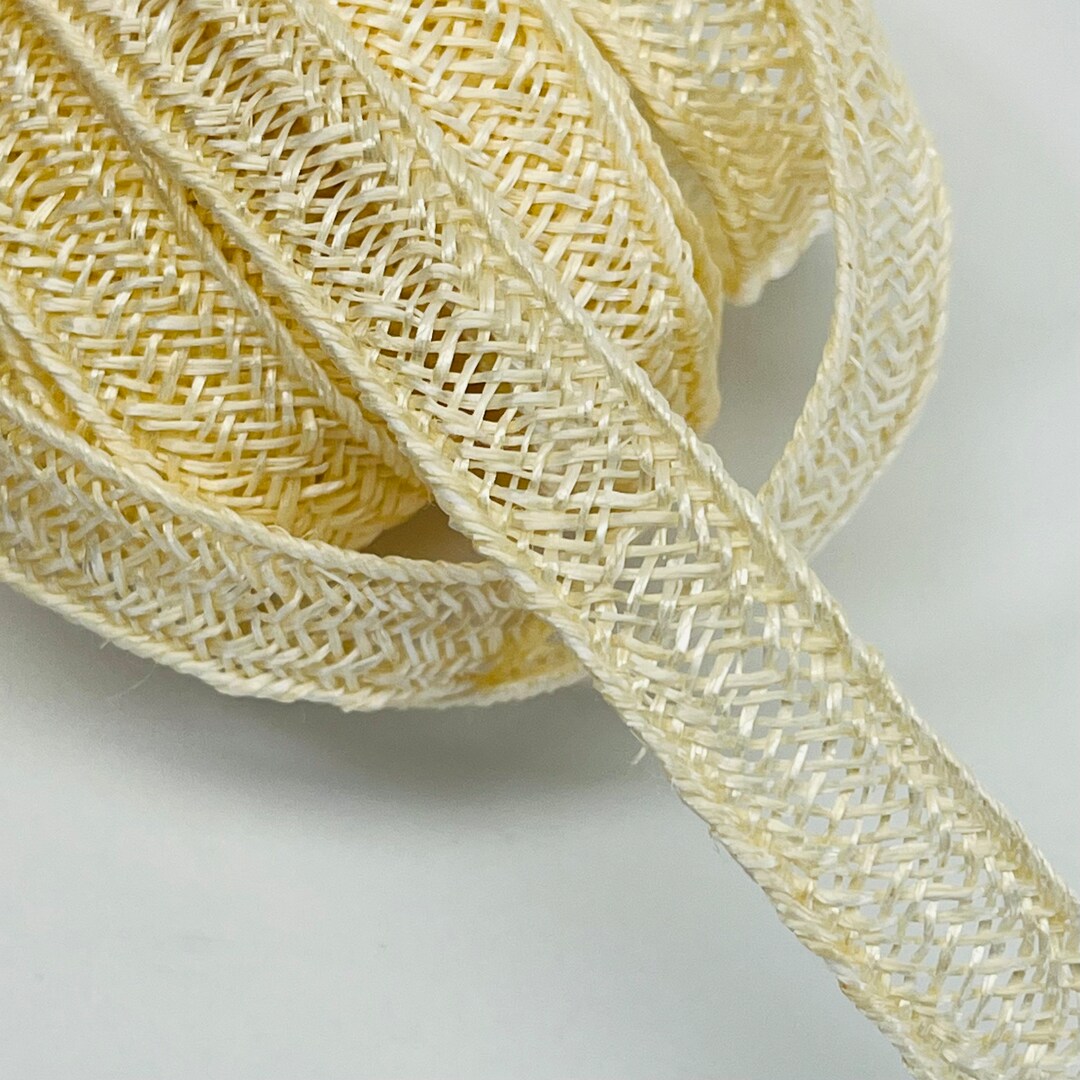 Straw Border Made of Exotic Straw 12 Mm in Natural Color - Etsy