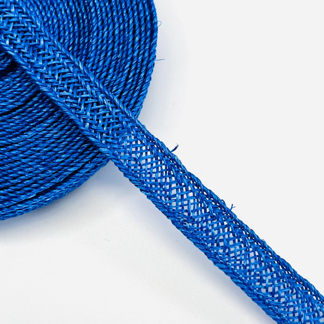 Straw Border Made of Exotic Straw 12 Mm Color Cobalt Blue - Etsy