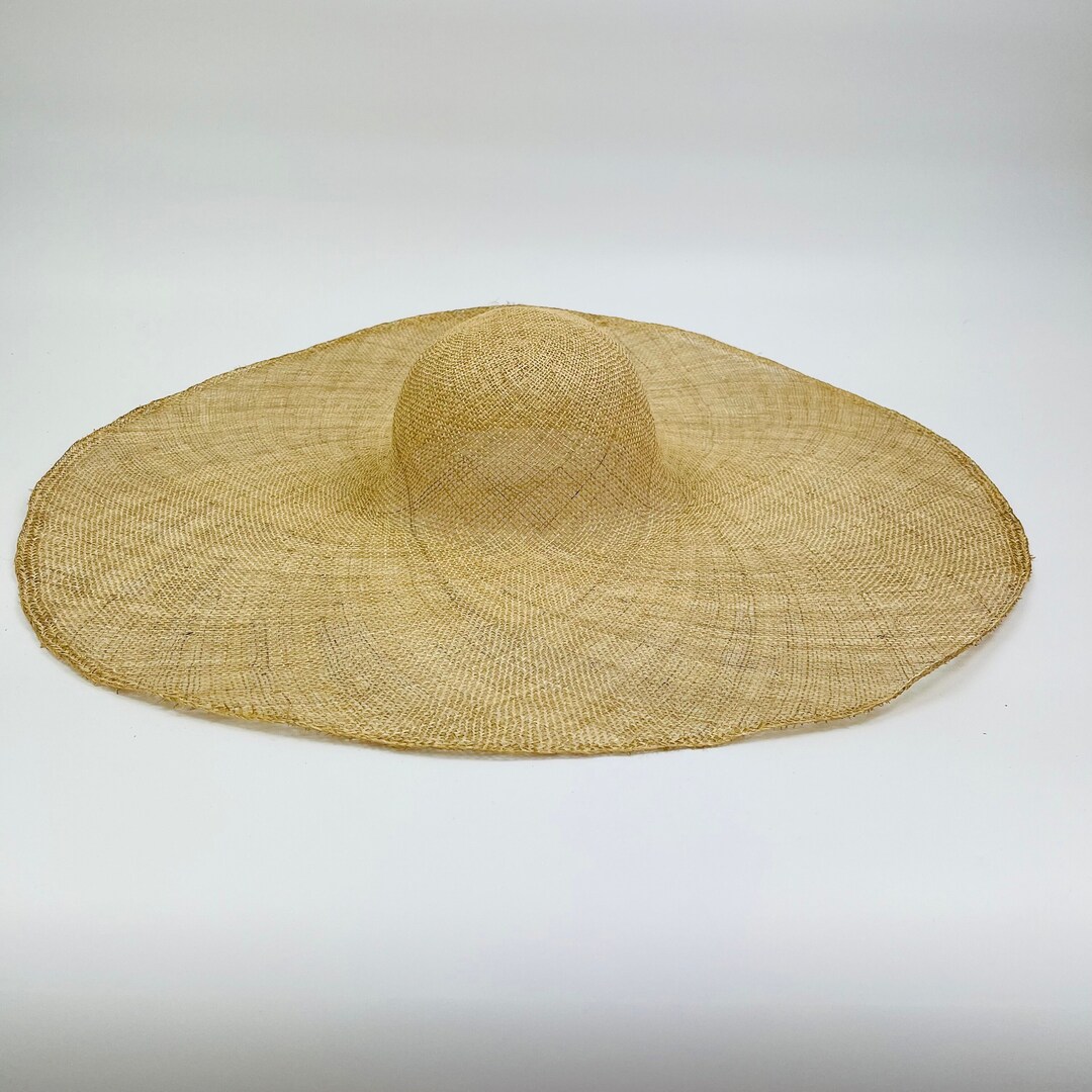 XXL Jute Capeline Coarse - Edge Width 20 Cm - Etsy