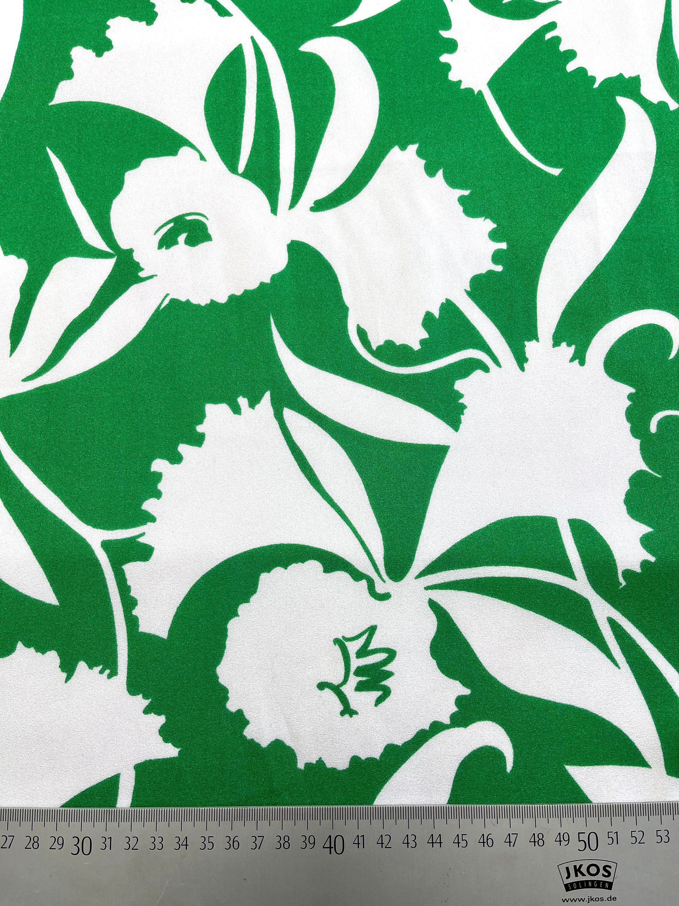 Vintage Fabric Green With Floral Pattern - Etsy