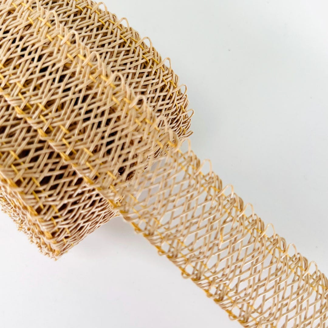Pedaline Straw Braid Fantasy Weave Ocre 22 Mm - Etsy