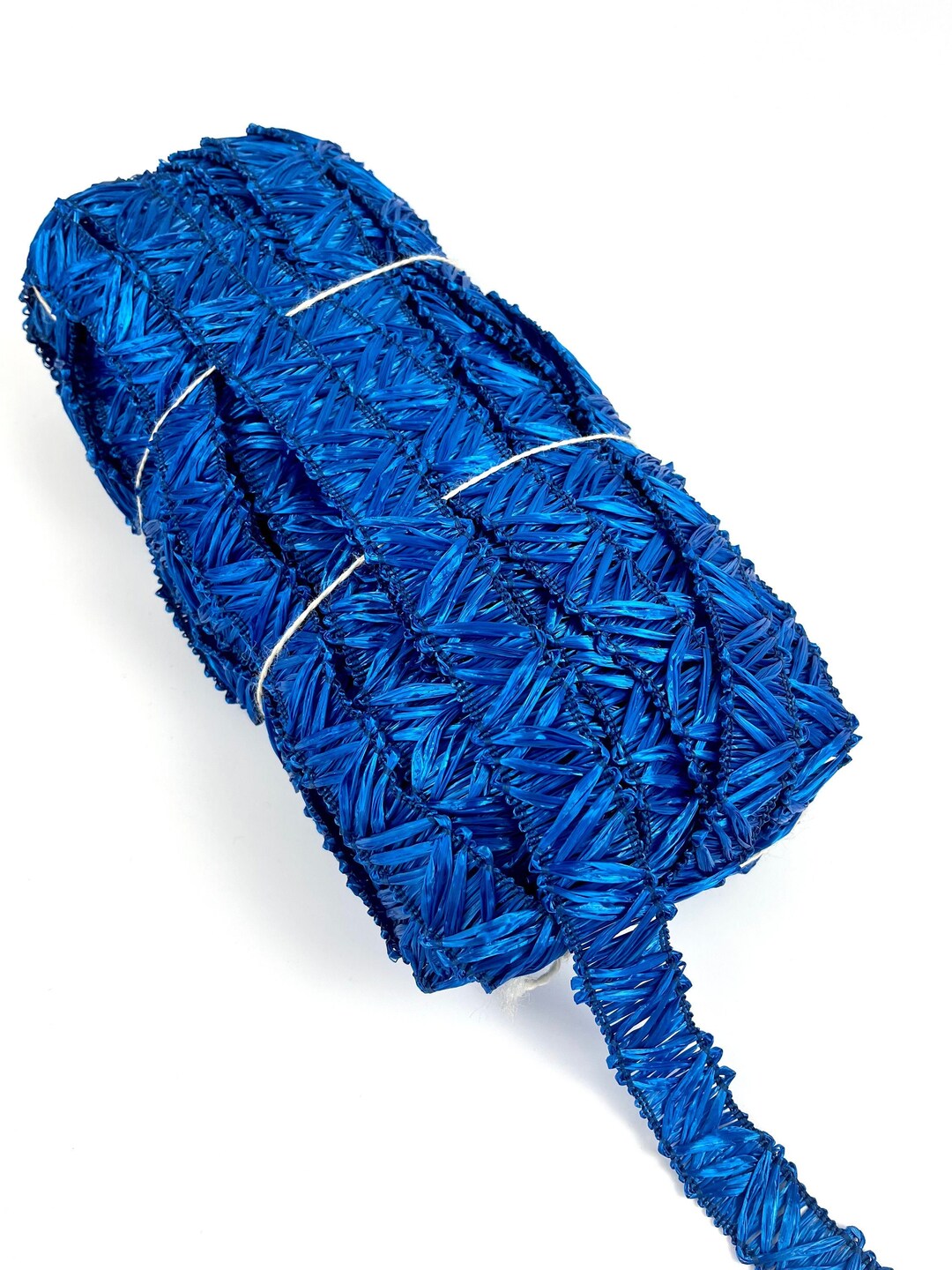 Straw Border 1 Meter Color Cobalt Blue - Etsy